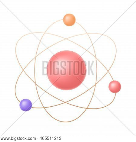 Atom Electrons Circle Vector & Photo (Free Trial) | Bigstock