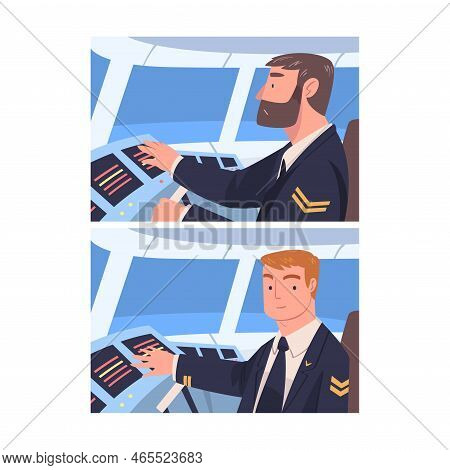 Man Aircraft Pilot Vector & Photo (Free Trial) | Bigstock