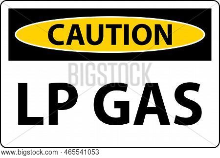 Caution Sign Lp Gas Vector & Photo (Free Trial) | Bigstock