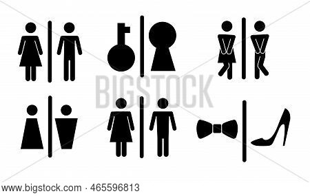 Restroom Bathroom Man Vector & Photo (Free Trial) | Bigstock