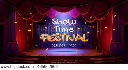 Show Time Festival Vector & Photo (Free Trial) | Bigstock