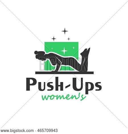 Woman Push Sport Vector & Photo (Free Trial) | Bigstock
