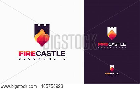 Castle And Torch Emblem