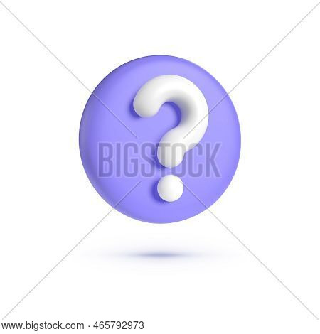 Question Mark 3d Icon Vector & Photo (Free Trial) | Bigstock