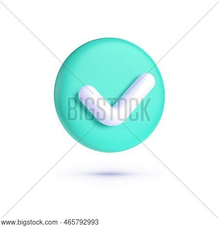 3d Check Mark Web Vector & Photo (Free Trial) | Bigstock