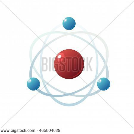 Molecule Model Atom Vector & Photo (Free Trial) | Bigstock