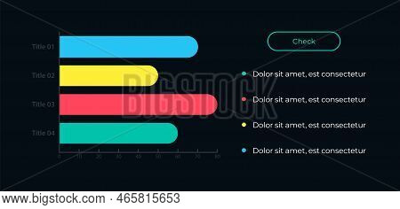 Chart Horizontal Bars Vector & Photo (Free Trial) | Bigstock