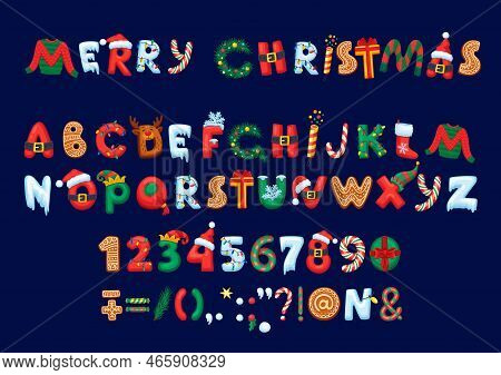 Christmas Numbers Font