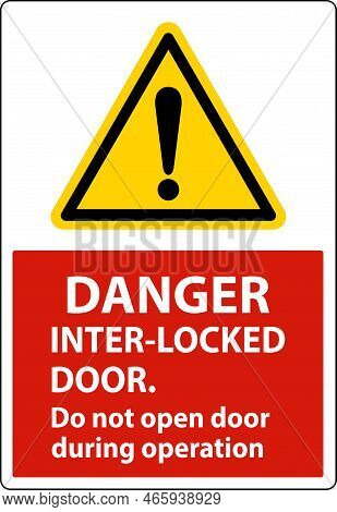 Safety Sign Danger Vector & Photo (Free Trial) | Bigstock