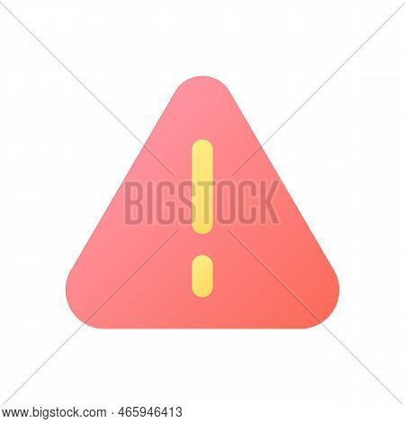 Caution Sign Pixel Vector & Photo (Free Trial) | Bigstock
