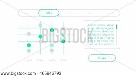 Dot Plot Ui Element Vector & Photo (Free Trial) | Bigstock