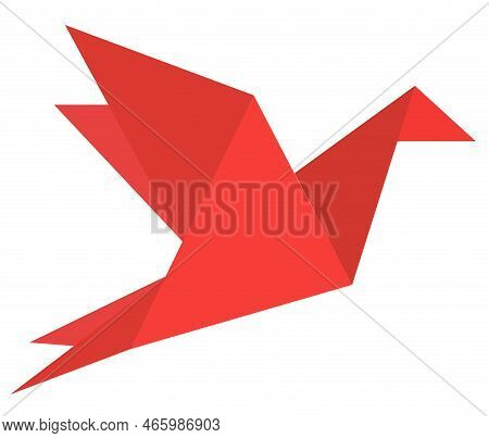 Origami Paper Bird On Vector & Photo (Free Trial) | Bigstock