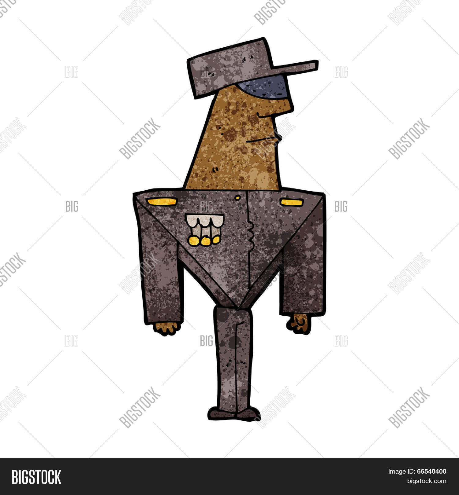 Cartoon Guard Vector & Photo (Free Trial) | Bigstock