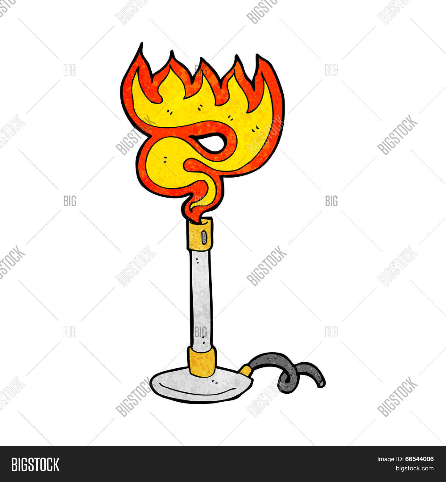 Cartoon Bunsen Burner Vector & Photo (Free Trial) | Bigstock