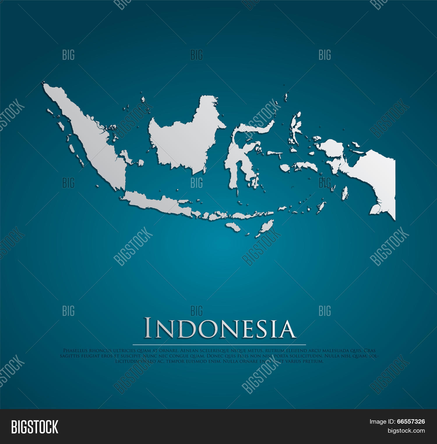 Vector Indonesia Map Vector & Photo (Free Trial) | Bigstock