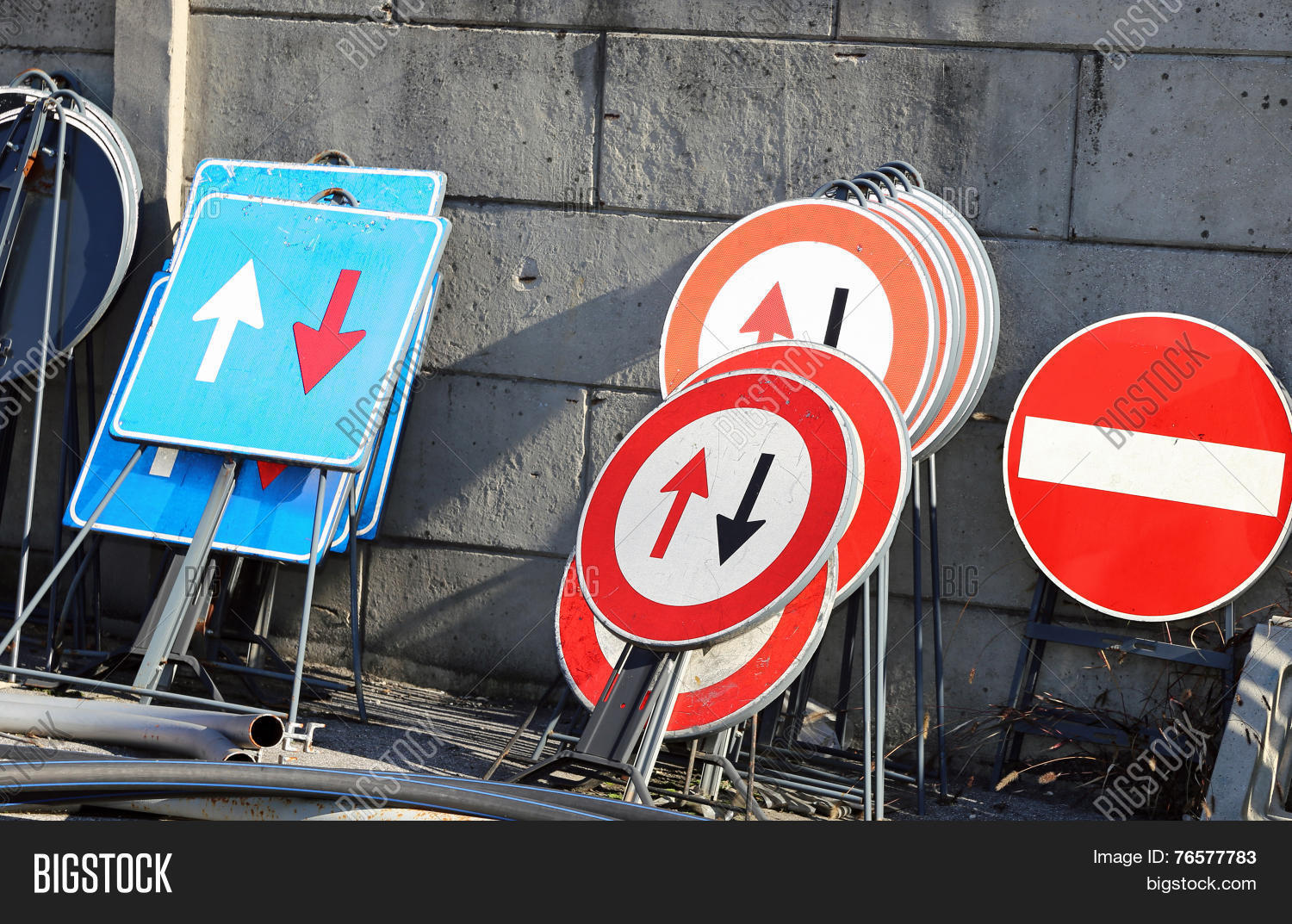 Road Signs Warehouse Image & Photo (Free Trial) | Bigstock