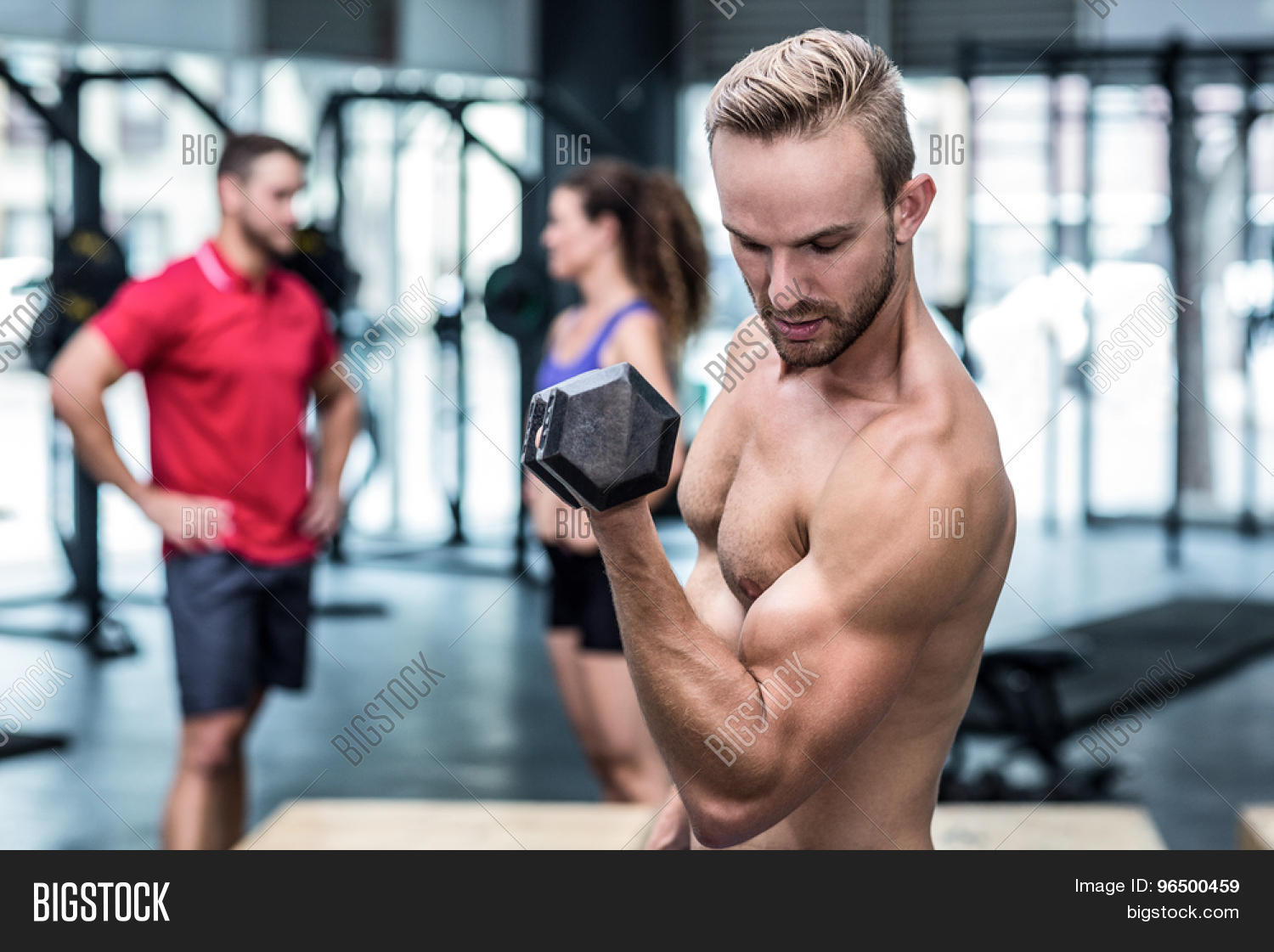 Muscular Man Lifting Image & Photo (Free Trial) | Bigstock