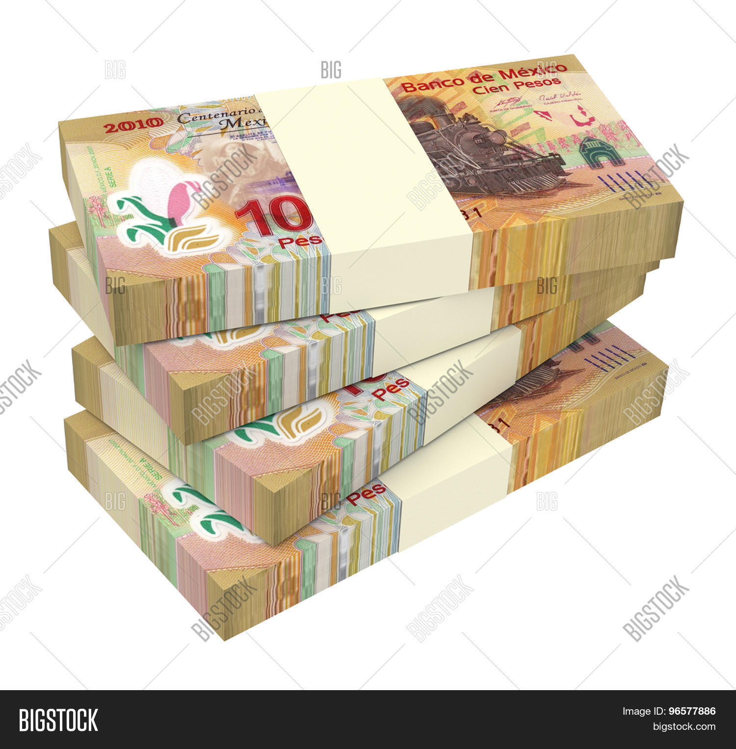 Mexican Pesos Isolated Image & Photo (Free Trial) | Bigstock