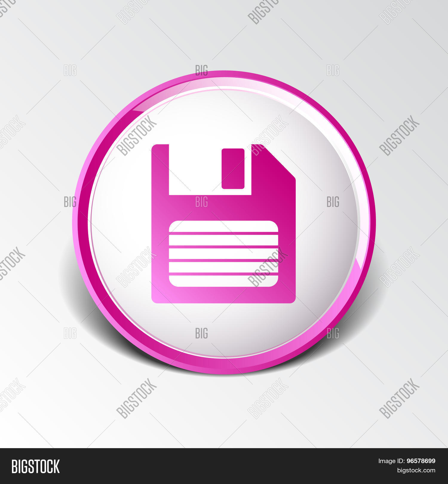 Disk Vector Old Icon Vector & Photo (Free Trial) | Bigstock