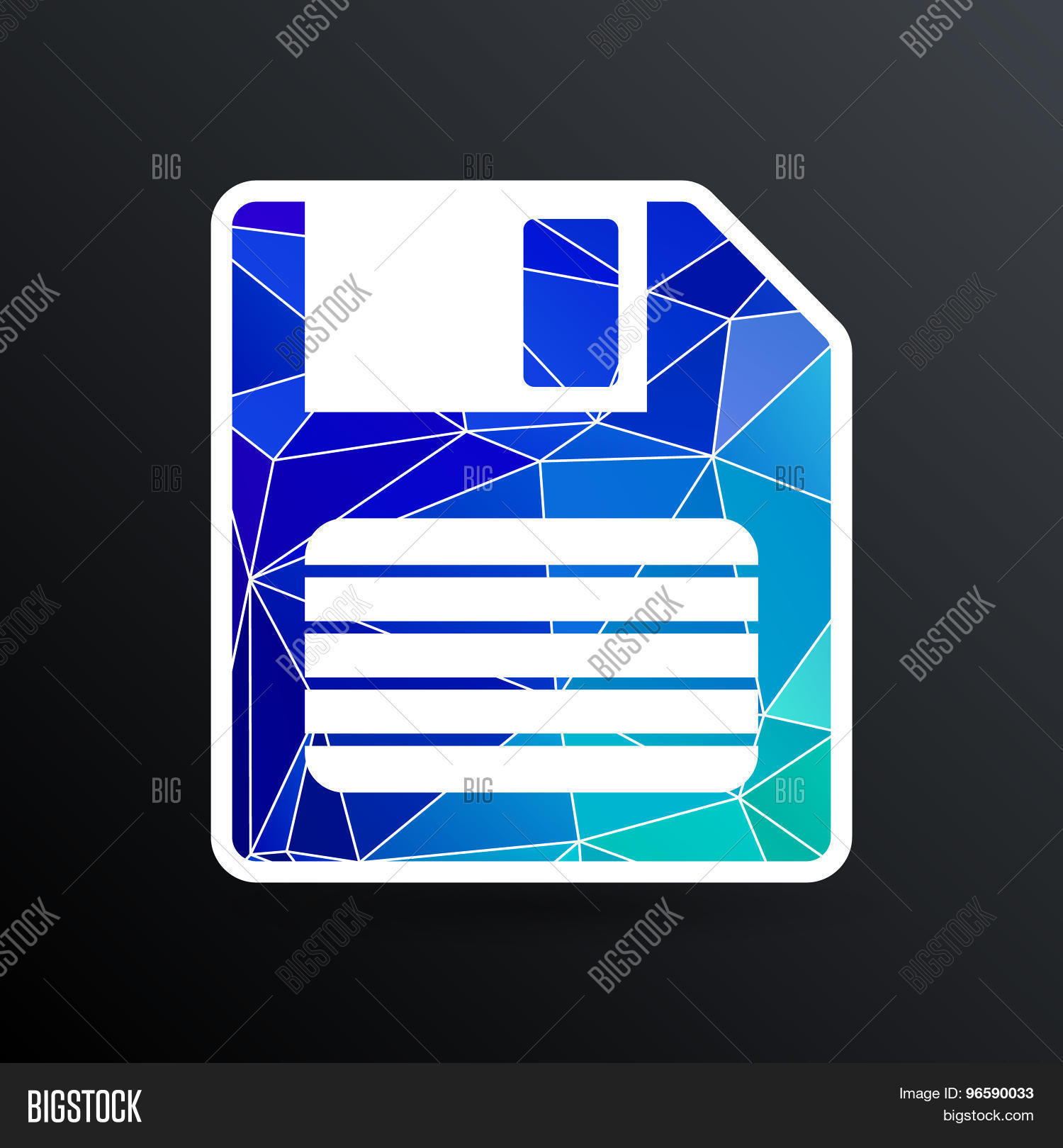 Disk Vector Old Icon Vector & Photo (Free Trial) | Bigstock