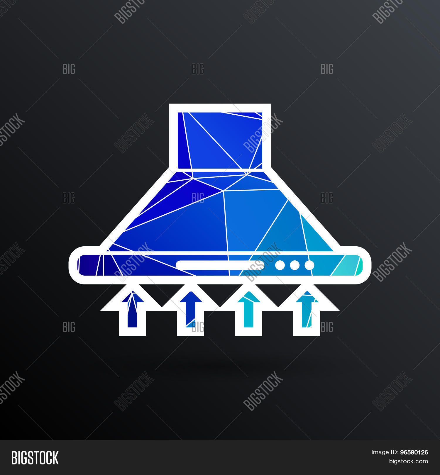 Kitchen Hood Icon Vector & Photo (Free Trial) | Bigstock