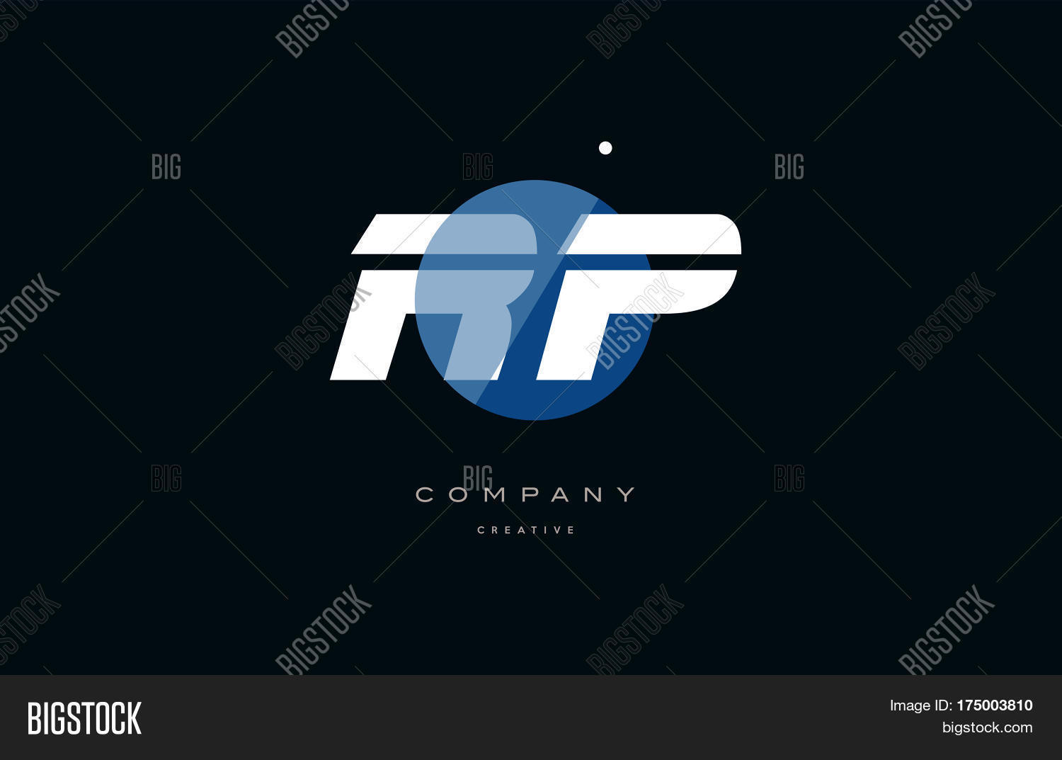 Rp R P Blue White Vector & Photo (Free Trial) | Bigstock