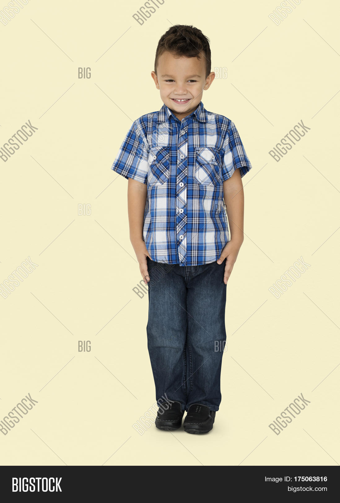 Little Boy Standing Image & Photo (Free Trial) | Bigstock