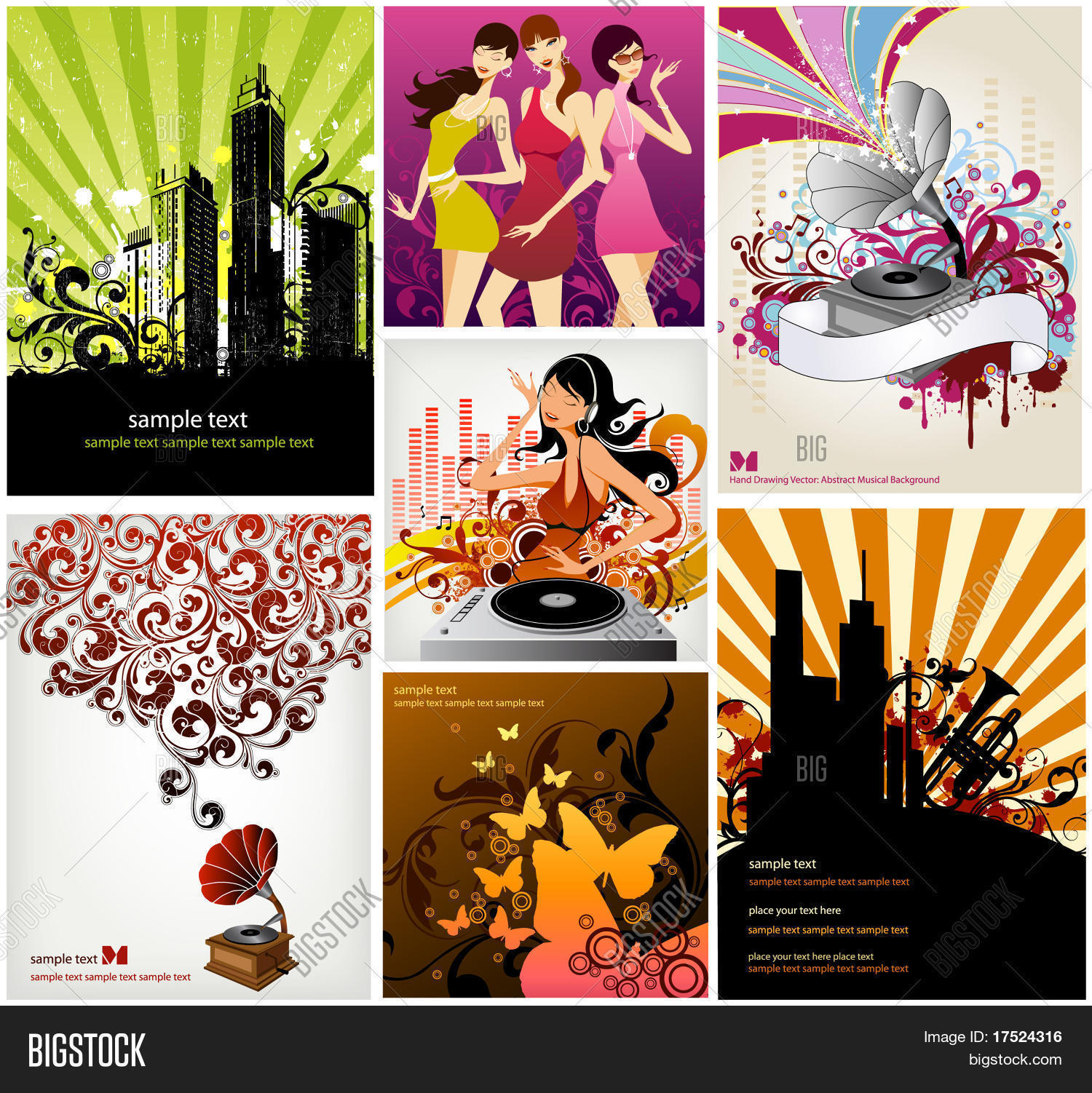 Musical Elements Vector & Photo (Free Trial) | Bigstock
