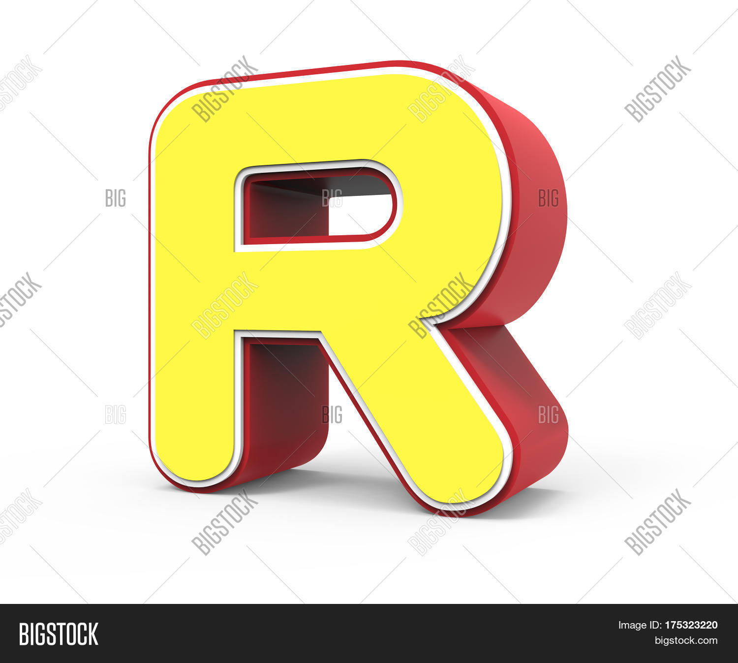 Yellow Letter R Image & Photo (Free Trial) | Bigstock