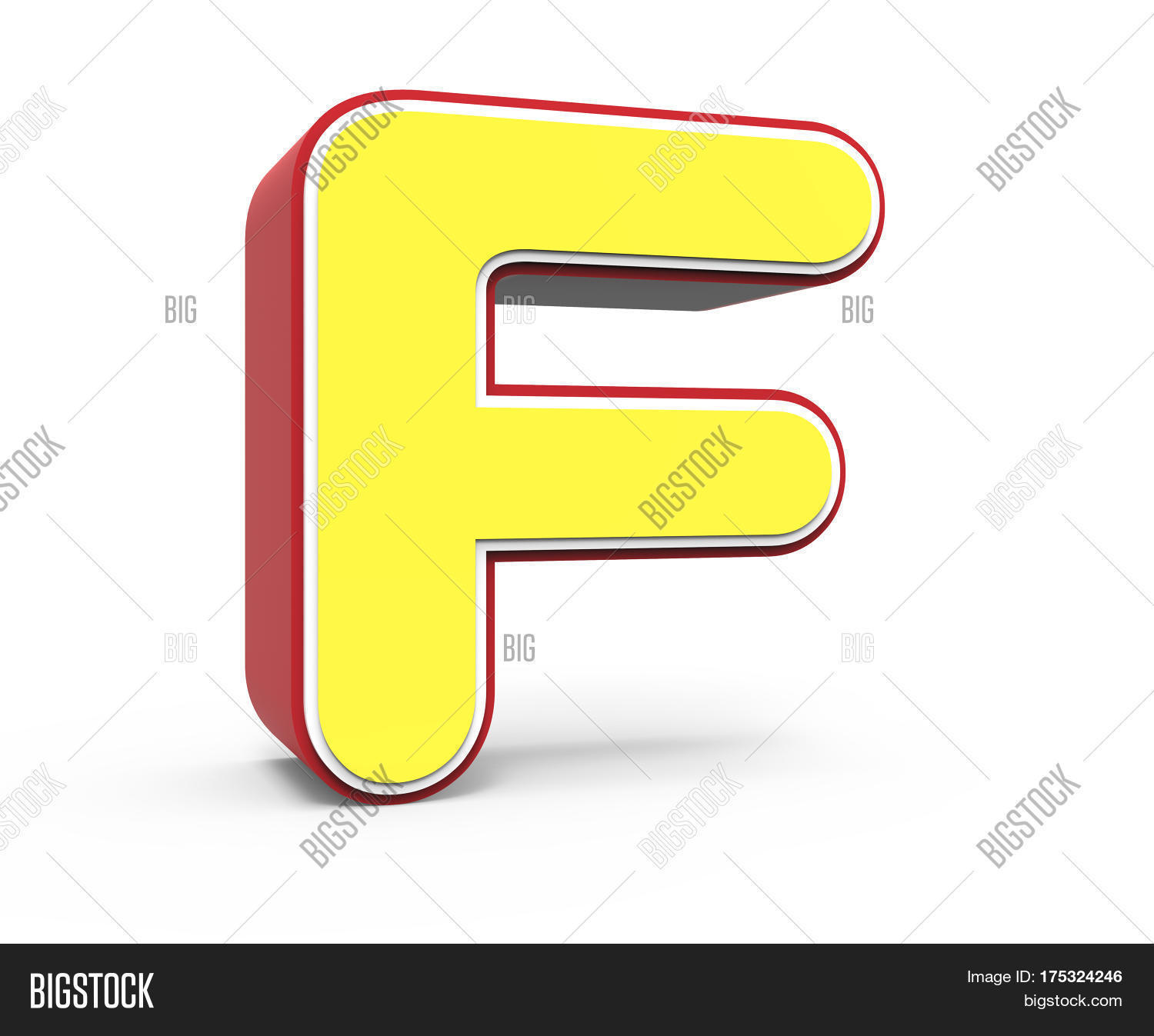 Yellow Letter F Image & Photo (Free Trial) | Bigstock