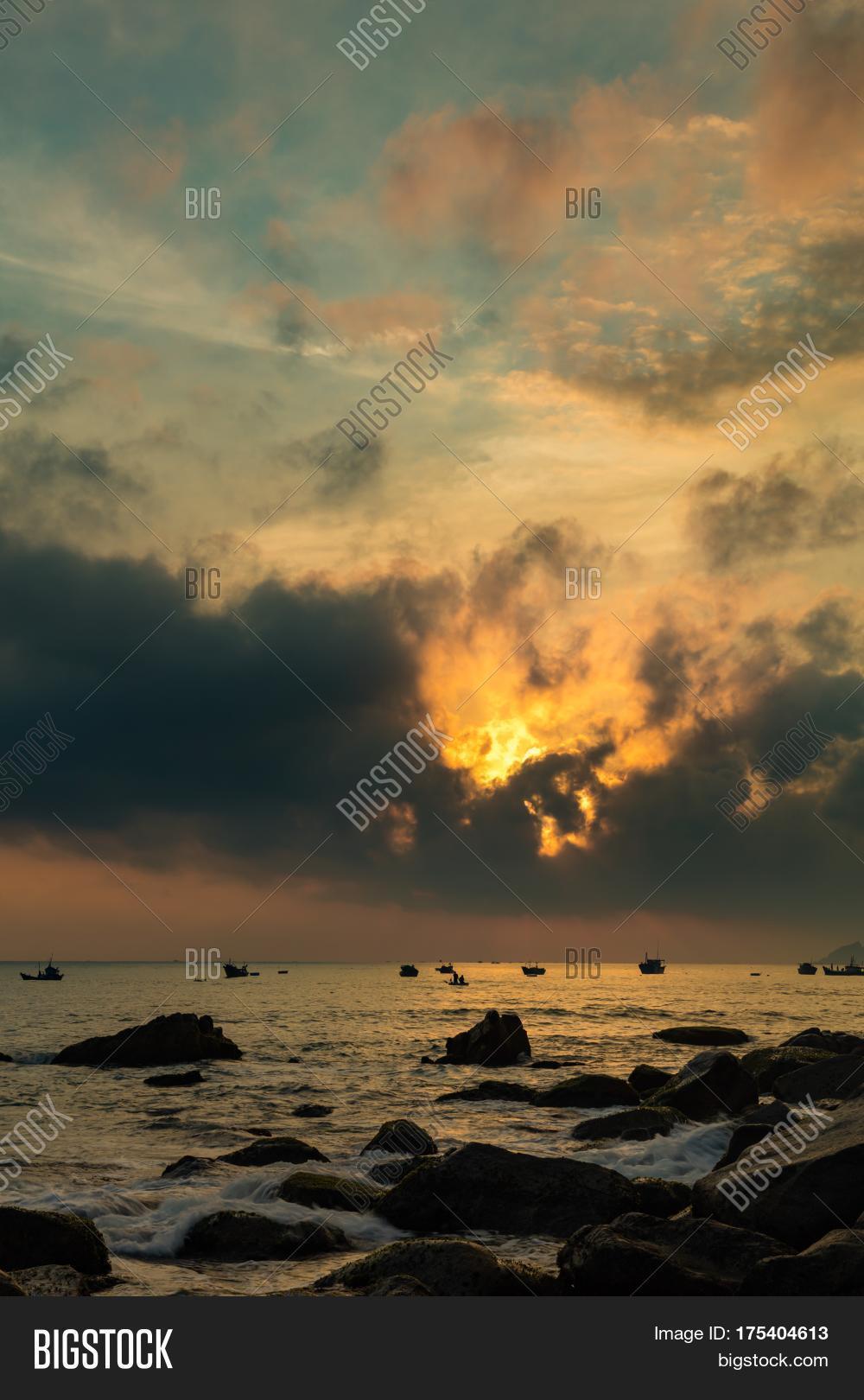 Fiery Orange Morning Image & Photo (Free Trial) | Bigstock
