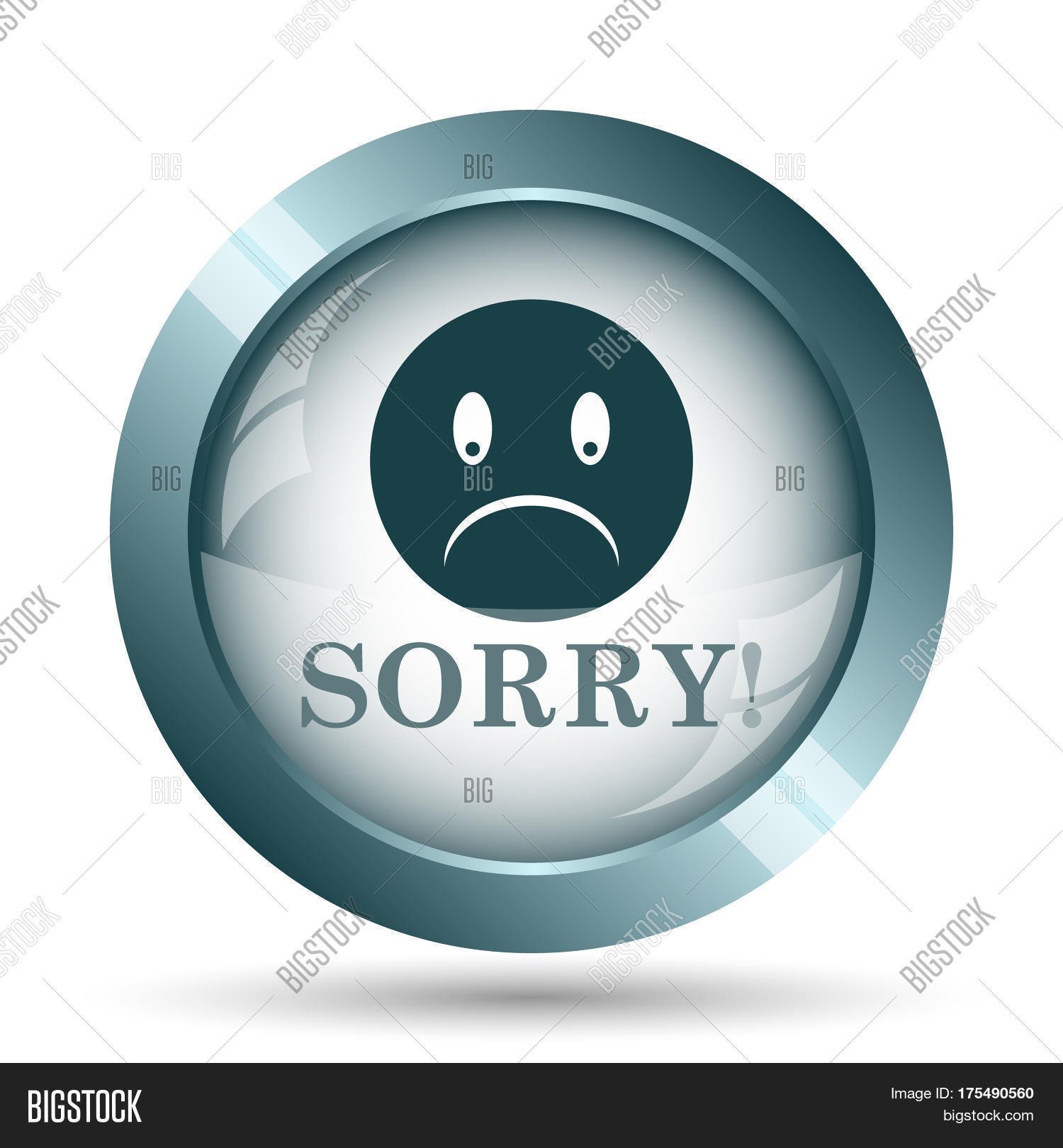 Sorry Icon Image & Photo (Free Trial) | Bigstock