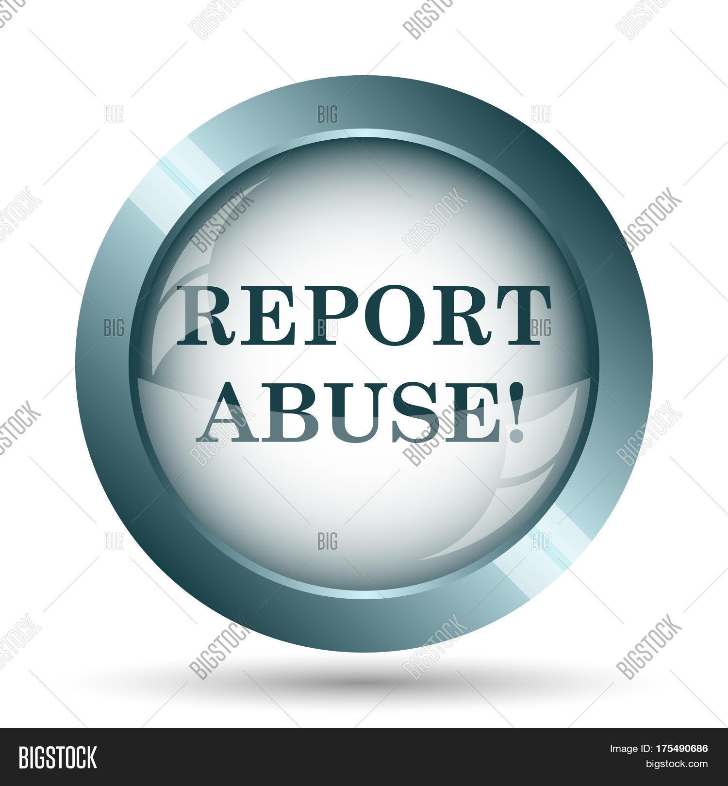 Report Abuse Icon Image & Photo (Free Trial) | Bigstock