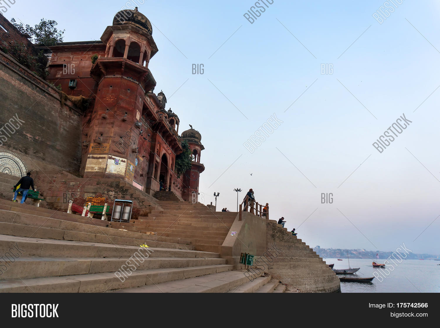 Stairs Ghat Place Image & Photo (Free Trial) | Bigstock