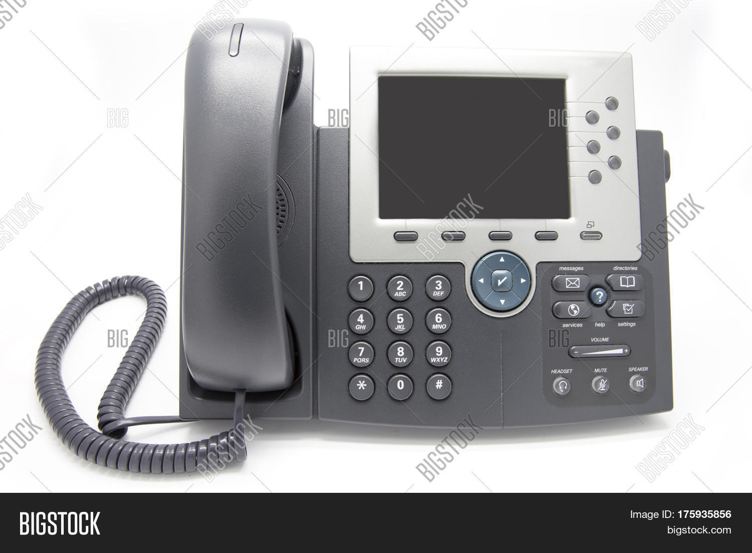 IP Phone On White Image & Photo (Free Trial) | Bigstock