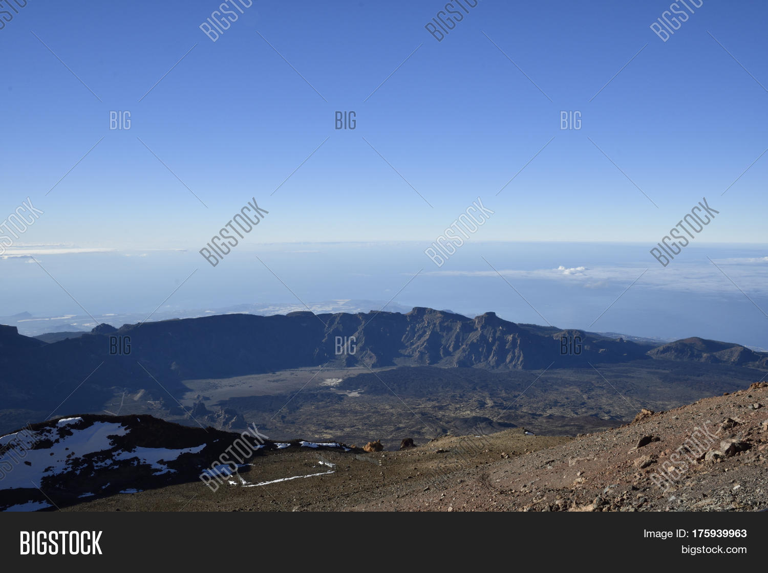 View Teide Over Outer Image & Photo (Free Trial) | Bigstock