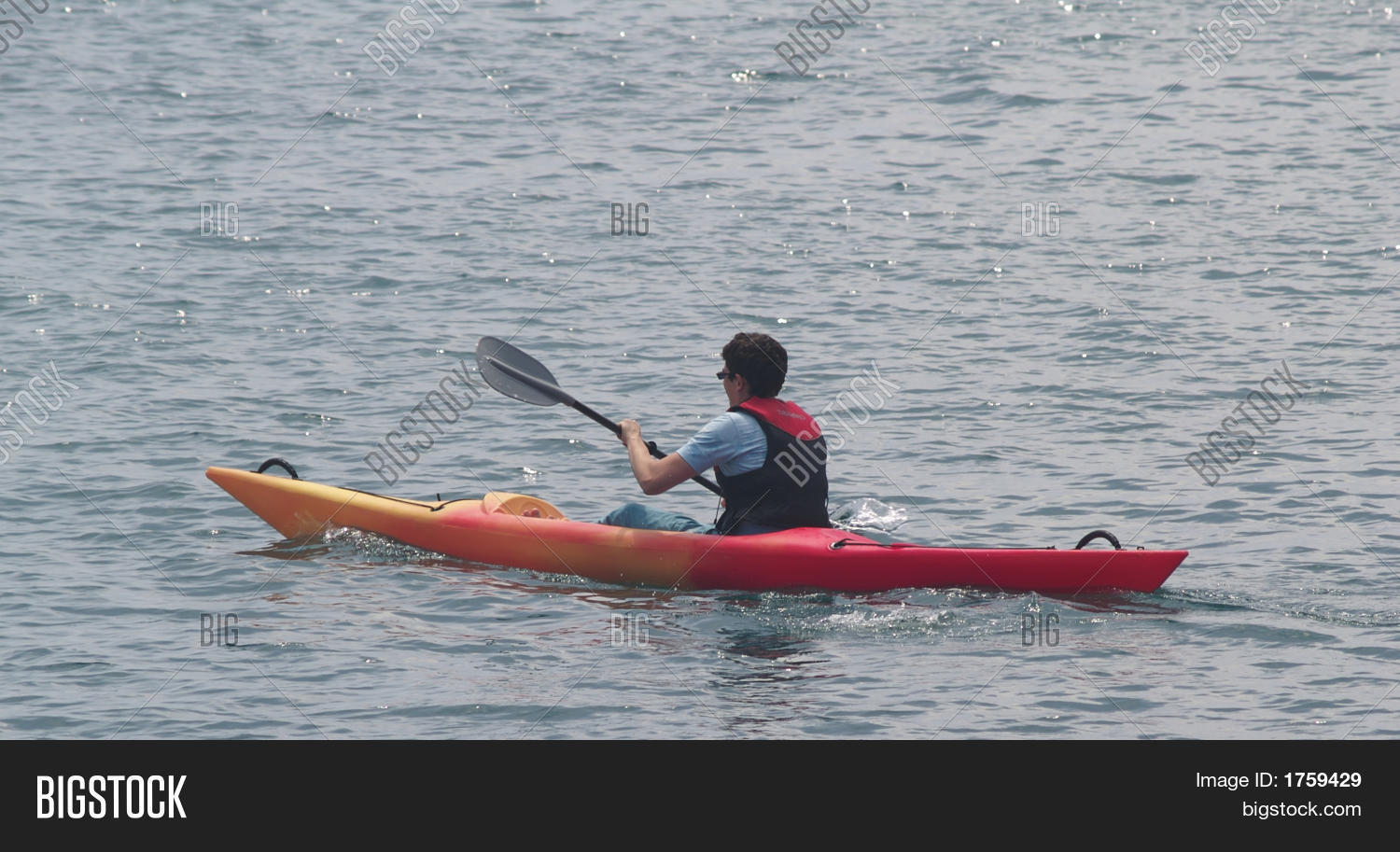 Sea Kayak On Sea Image & Photo (Free Trial) | Bigstock