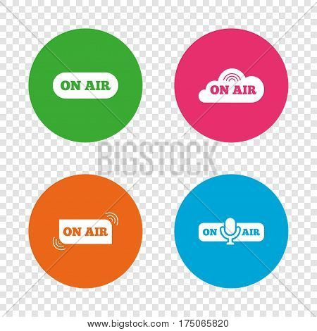 On Air Icons. Live Vector & Photo (Free Trial) | Bigstock