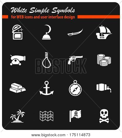Pirates White Simple Vector & Photo (Free Trial) | Bigstock