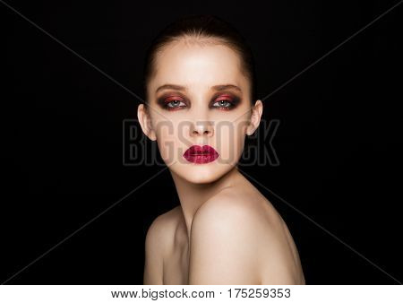 Beauty Portrait Red Image & Photo (Free Trial) | Bigstock