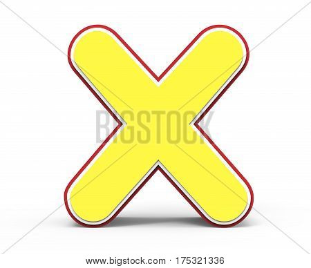 Yellow Letter X Image & Photo (Free Trial) | Bigstock