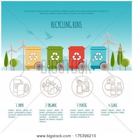 Recycle Bins Vector & Photo (Free Trial) | Bigstock