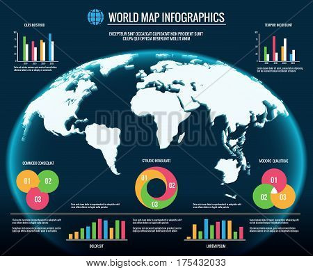 Map Infographics. 3d Vector & Photo (Free Trial) | Bigstock