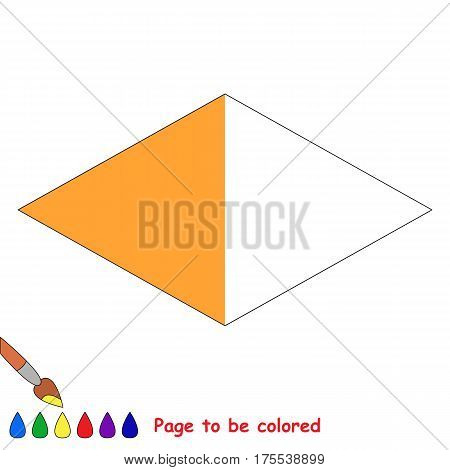 Rhombus, Coloring Vector & Photo (Free Trial) | Bigstock