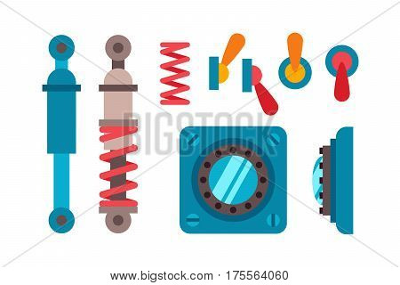 Machine Parts Vector & Photo (Free Trial) | Bigstock