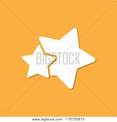 Two Stars Icon Shadow Vector & Photo (Free Trial) | Bigstock
