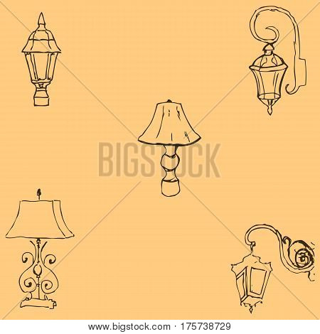 Lighting. Sketch By Vector & Photo (Free Trial) | Bigstock