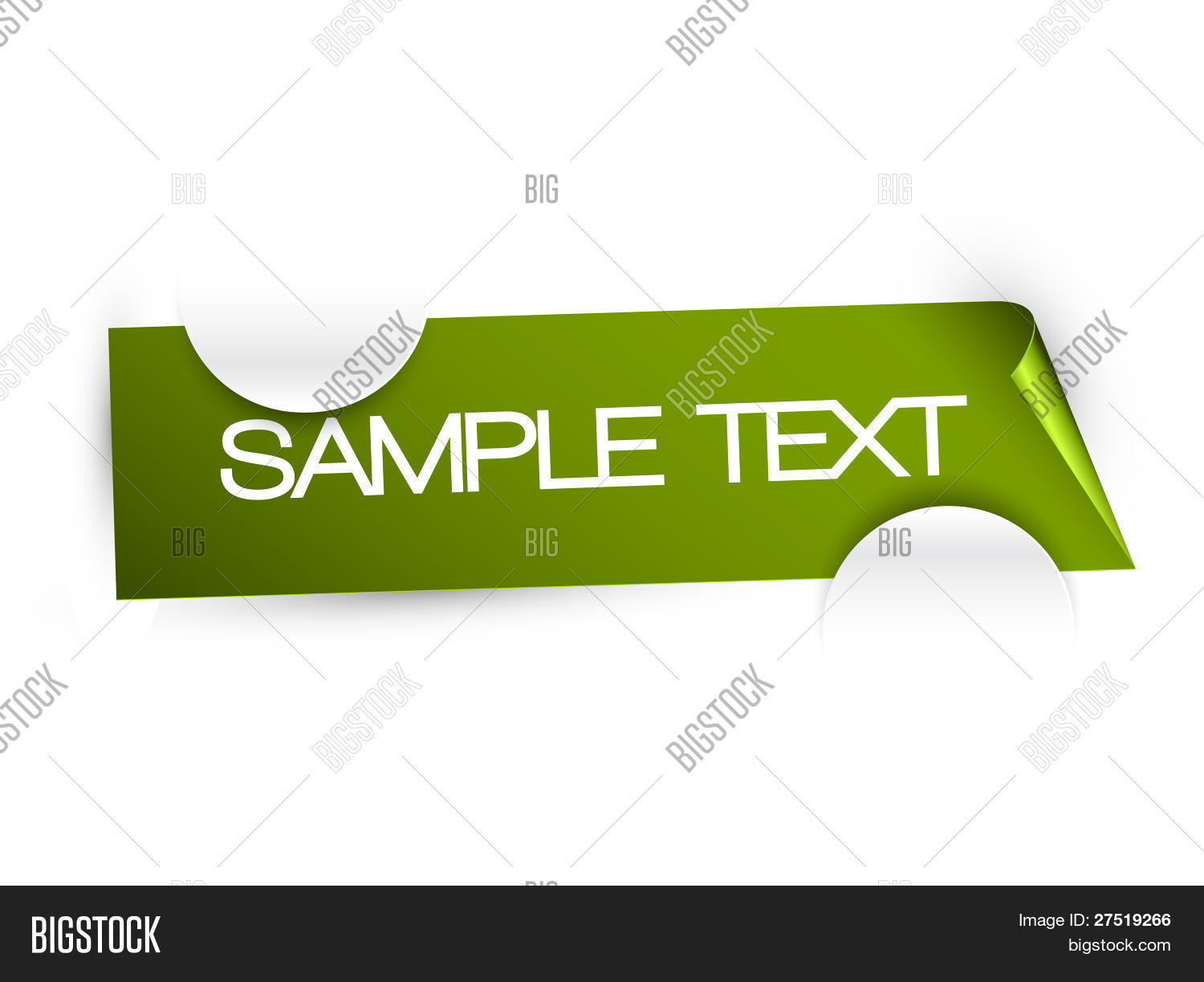 Green Paper Sample Vector & Photo (Free Trial) | Bigstock