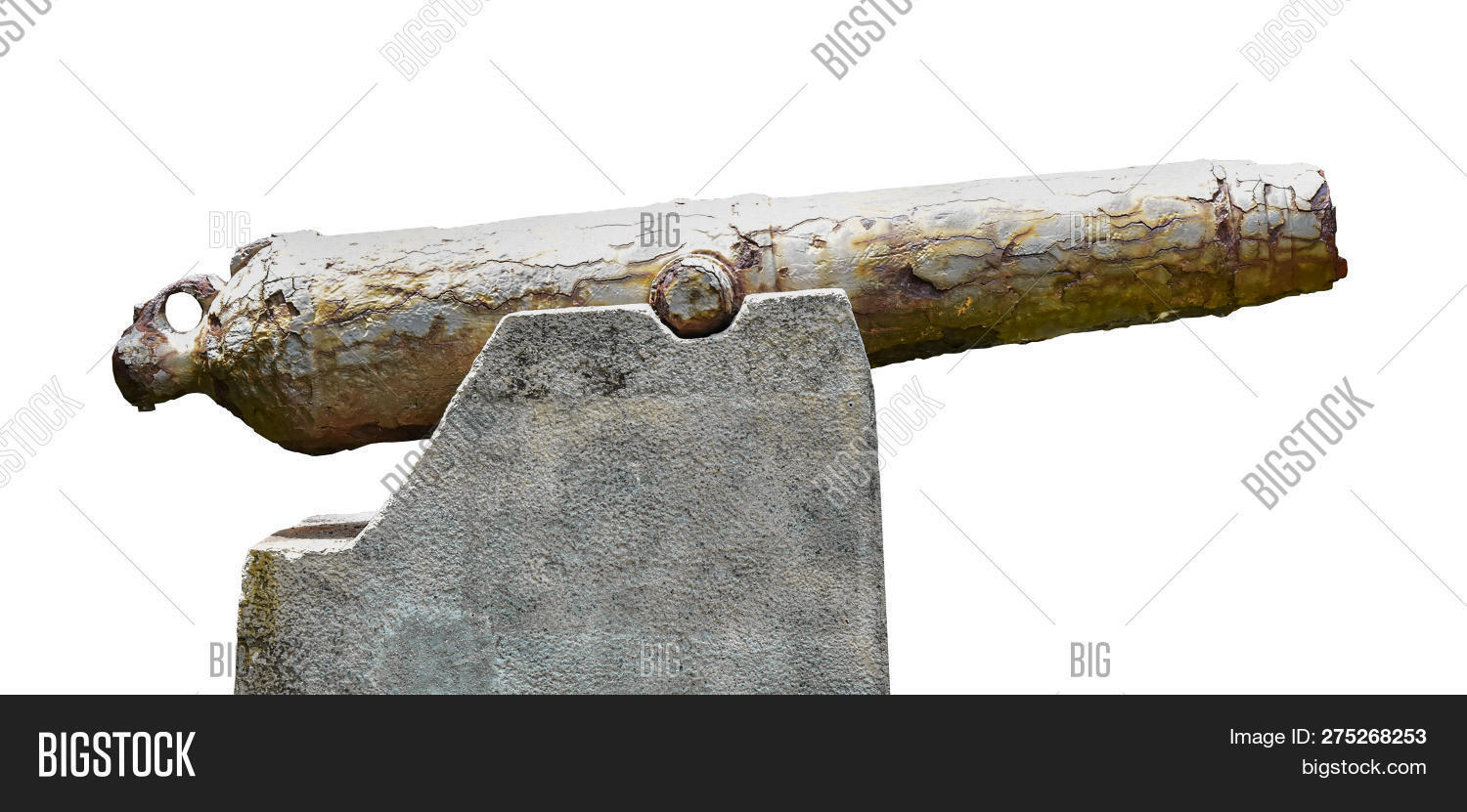 Steel Old Rusty Cannon Image & Photo (Free Trial) | Bigstock