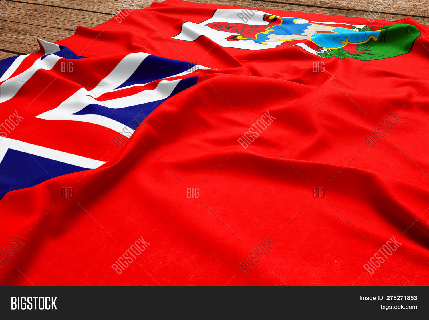 Flag Bermuda On Wooden Image & Photo (Free Trial) | Bigstock